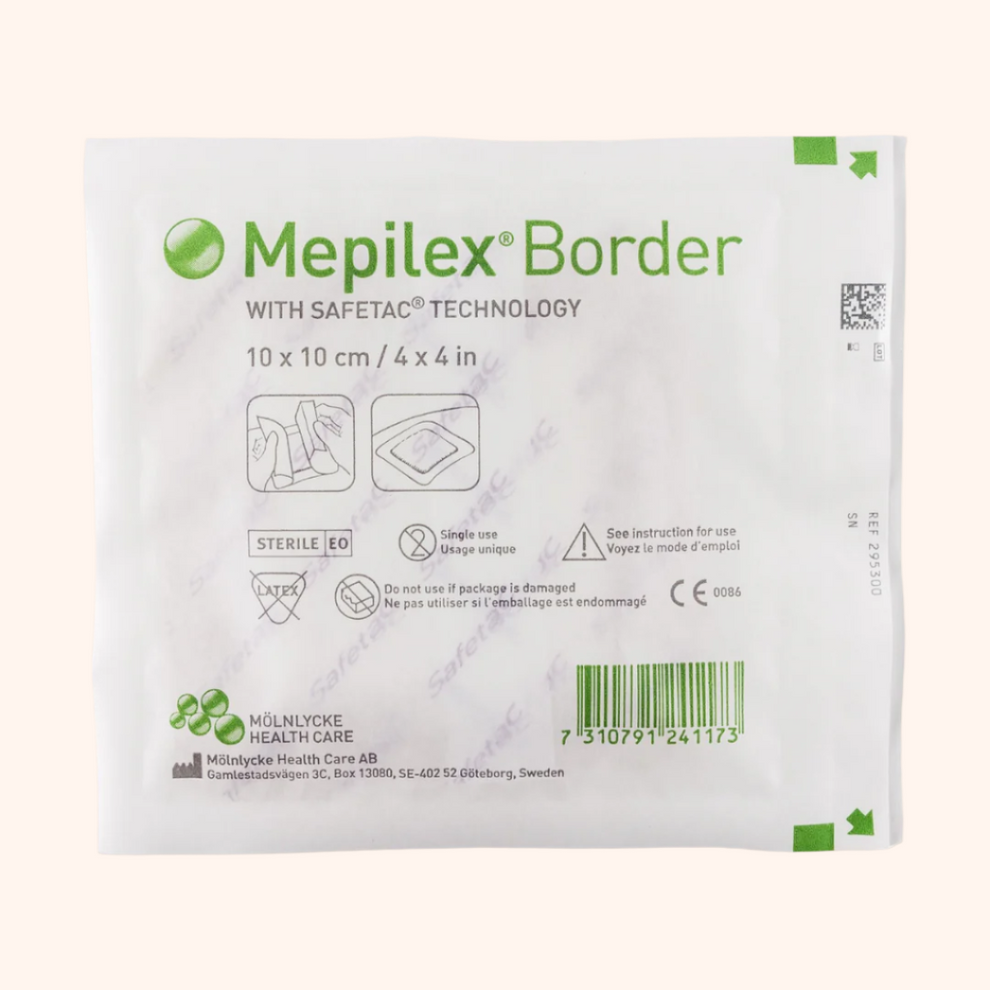 Mepilex Border Flex Foam Dressing 595300, 4"x4" - Direct Medical Inc ...